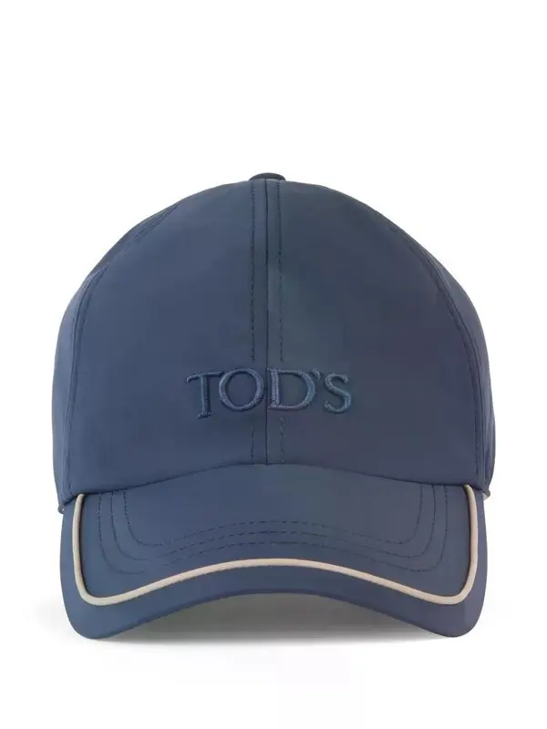 TOD'S Piping Baseball Cap - Blue
