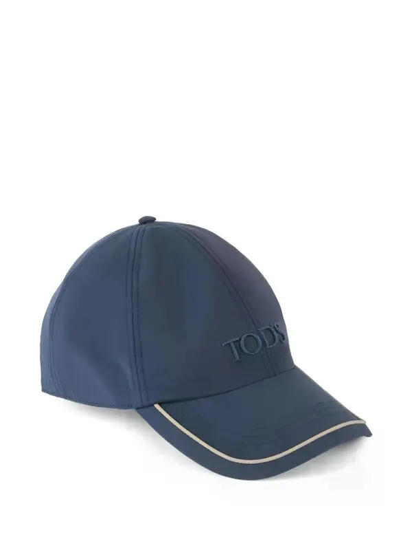 TOD'S Piping Baseball Cap - Blue