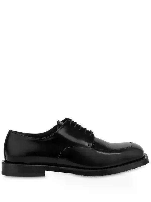 Moschino Brushed Leather Derby Shoes
