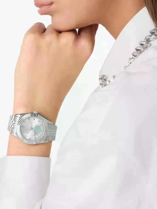 Philipp Plein Valentine 38mm Watch - Silver