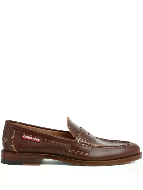 Dsquared2 Leather Loafers