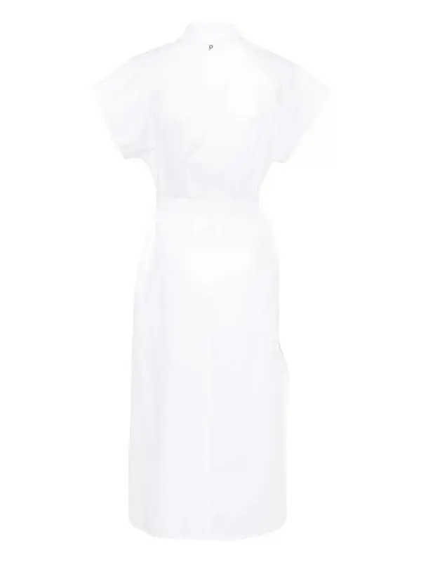 DONDUP Cotton Midi Shirt Dress