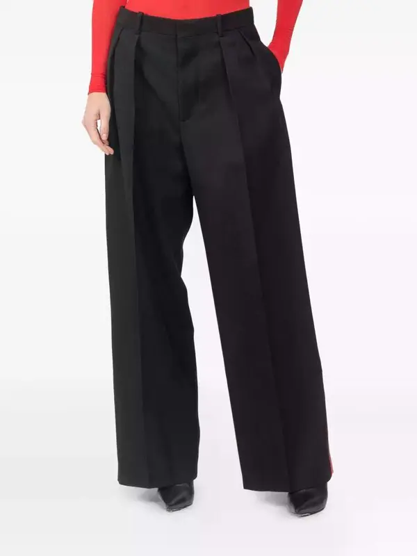 Wardrobe.NYC Side-stripe Palazzo Pants