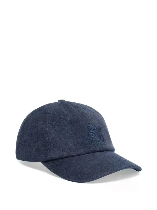 Vilebrequin Turtle-embroidered Cap - Blue