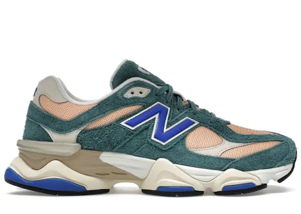 NEW BALANCE 9060 Sneakers - New Spruce/purple/beige