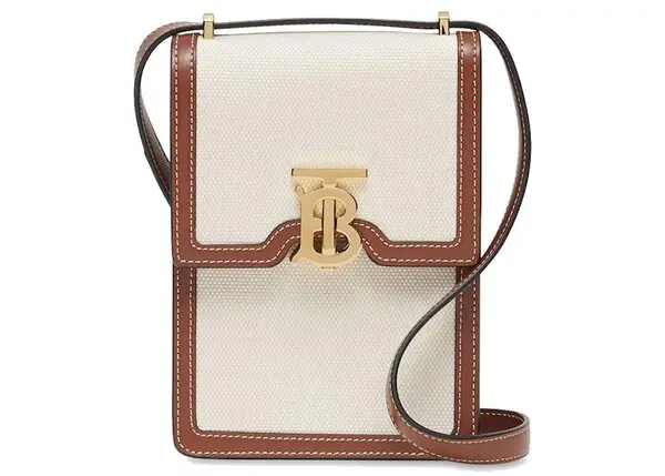 Burberry Robin Mini Bag - White/tan