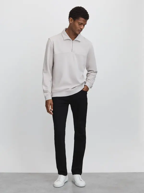 Paige Lennox Slim Fit Jeans - Black Shadow