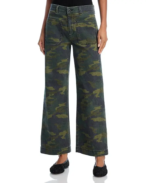 ASKK NY Camouflage Wide Leg Pants