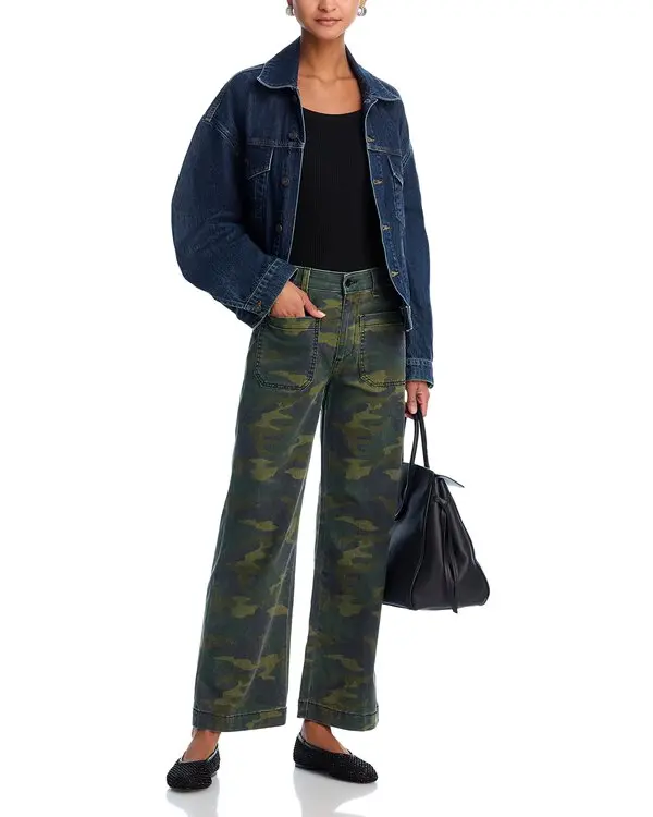 ASKK NY Camouflage Wide Leg Pants