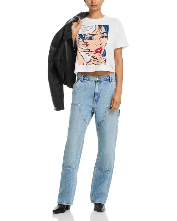 ASKK NY Graphic Boyfriend Tee - Martini Comic