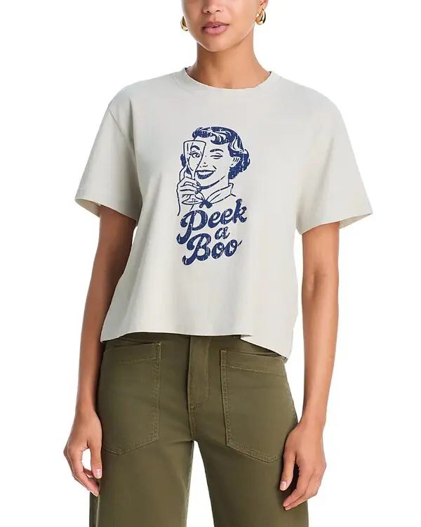 ASKK NY Graphic Boyfriend Tee - Peekaboo