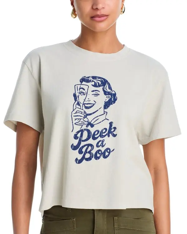ASKK NY Graphic Boyfriend Tee - Peekaboo