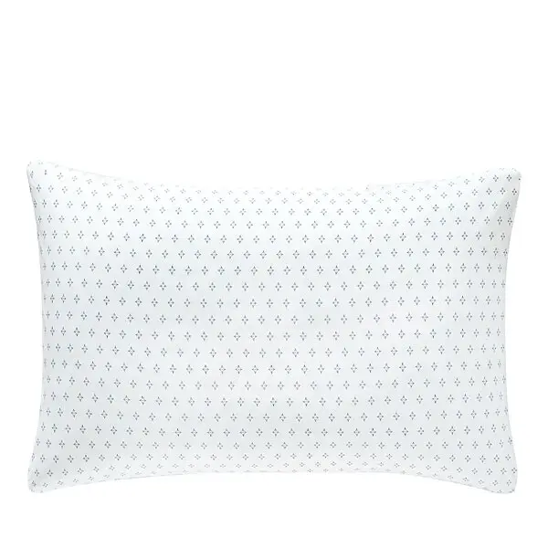 ANNE DE SOLENE Malacca Standard Pillowcase Set - Blue On White