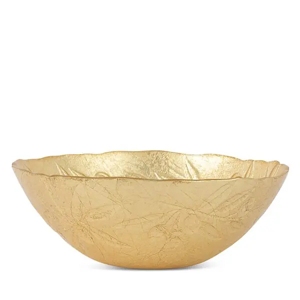 VIETRI Moon Glass Olive Small Bowl - Gold