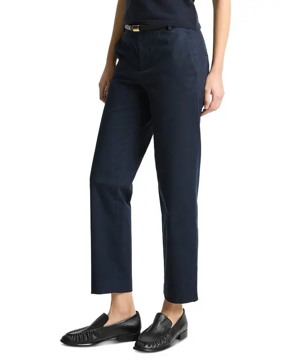 Vince Mid-rise Ankle Chinos - Coastal