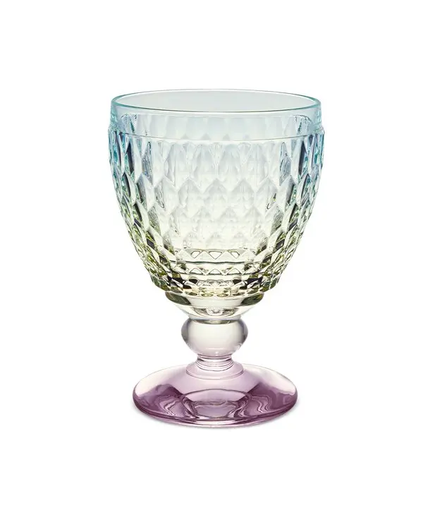 VILLEROY & BOCH Boston Pearl Crystal Red Wine Glasses, Set Of 4 - Multi