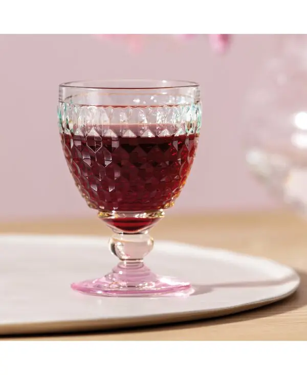 VILLEROY & BOCH Boston Pearl Crystal Red Wine Glasses, Set Of 4 - Multi