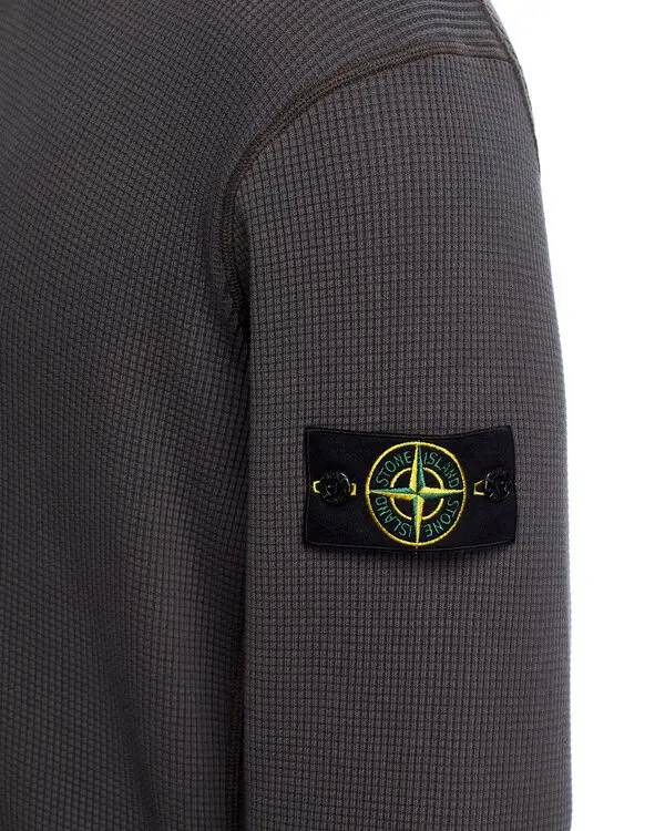 Stone Island Regular Fit Waffle Knit Sweatshirt