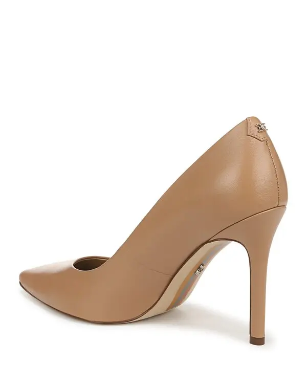 Sam Edelman Hazel Leather Pumps - Sand