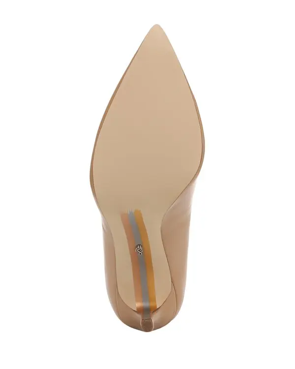 Sam Edelman Hazel Leather Pumps - Sand