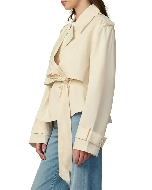 Joe's Jeans The Liz Cropped Trench Coat - Ecru