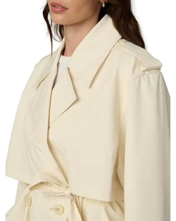 Joe's Jeans The Liz Cropped Trench Coat - Ecru