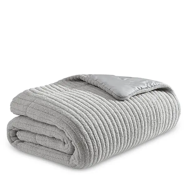 SUNDAY CITIZEN Snug Piped Comforter, Queen - Cloud Grey