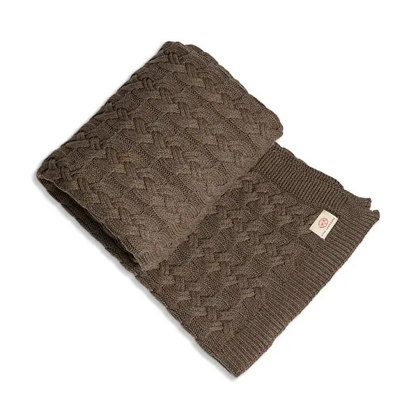 PINK LEMONADE Double Care Throw Blanket - Brown