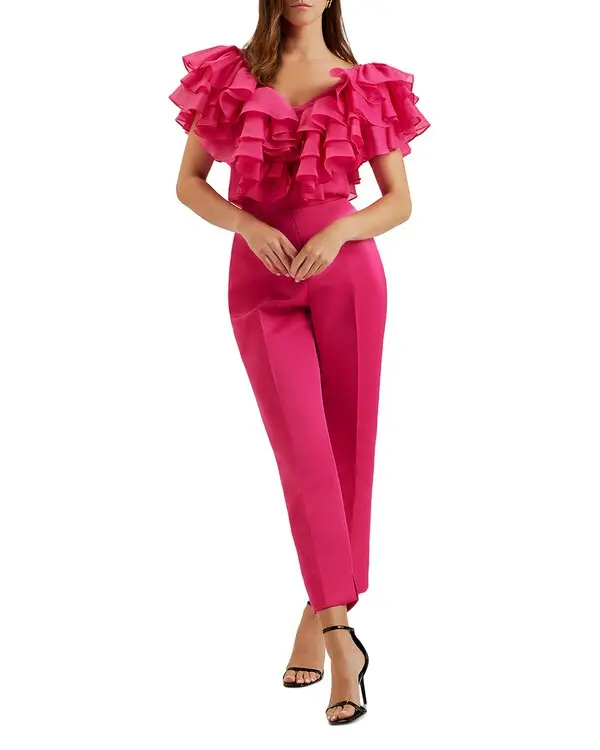 Ted Baker London Calonda Oversized Ruffle Top