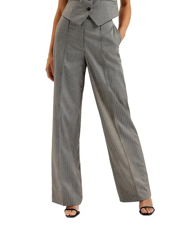 Ted Baker London Koa Metallic Pinstriped Pants