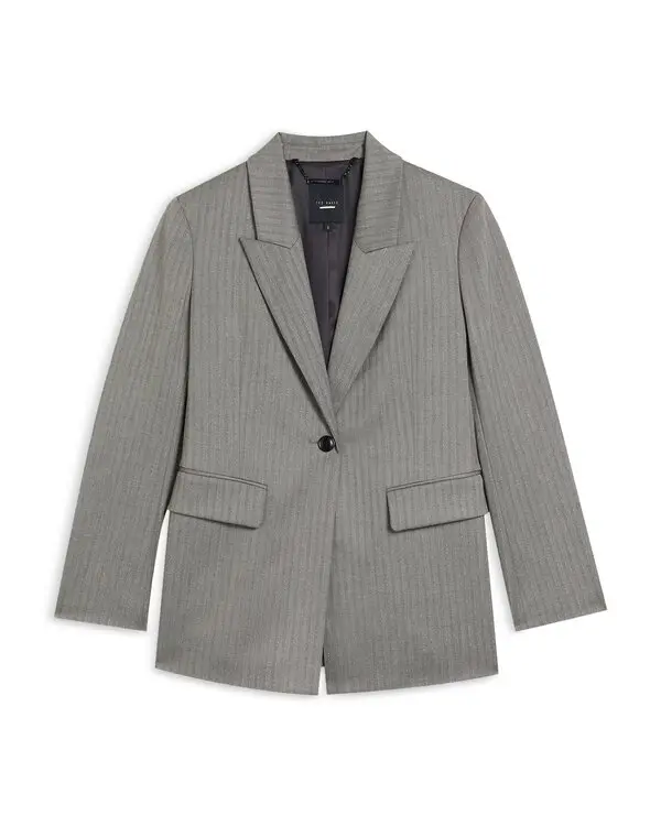 Ted Baker London Koa Metallic Pinstriped Blazer