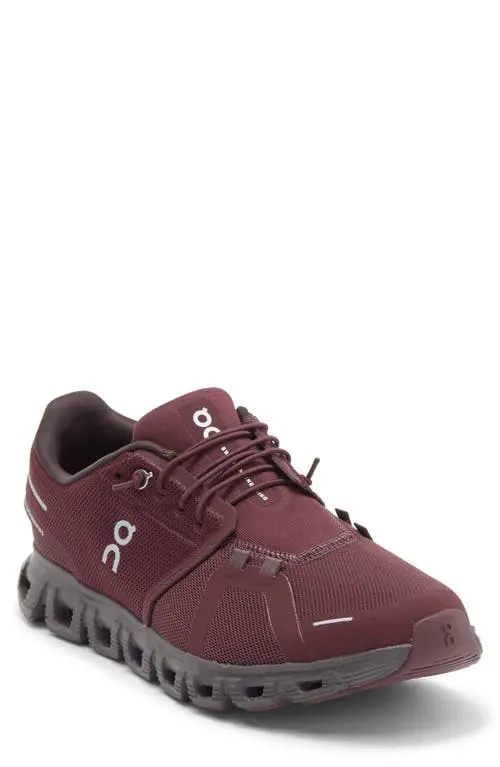 On Cloud 6 Sneaker - Mulberry/pebble