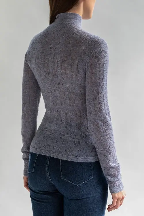 SSKEIN Elise Pullover - Glint Grey