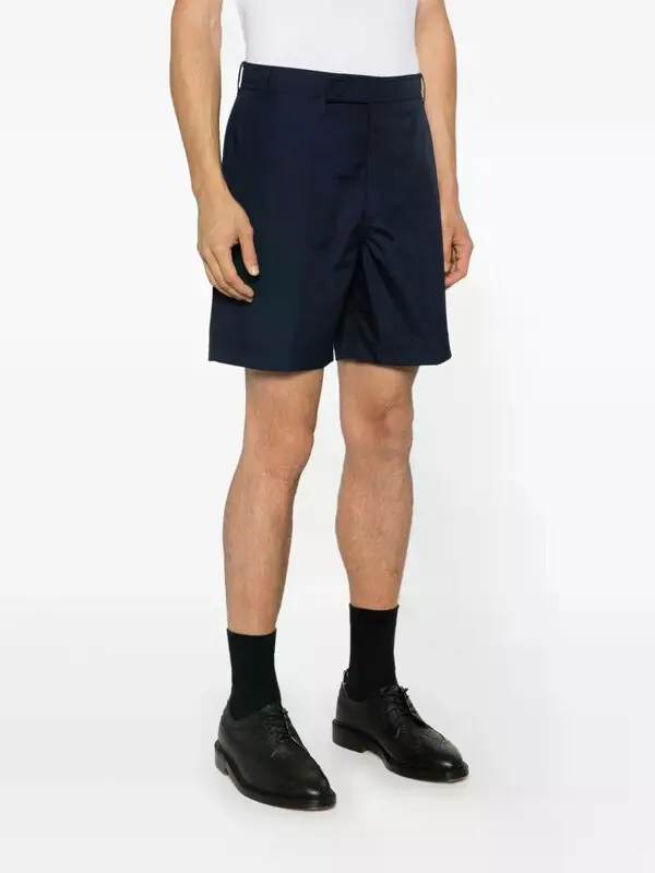 Thom Browne Mid-rise Chino Shorts - Blue