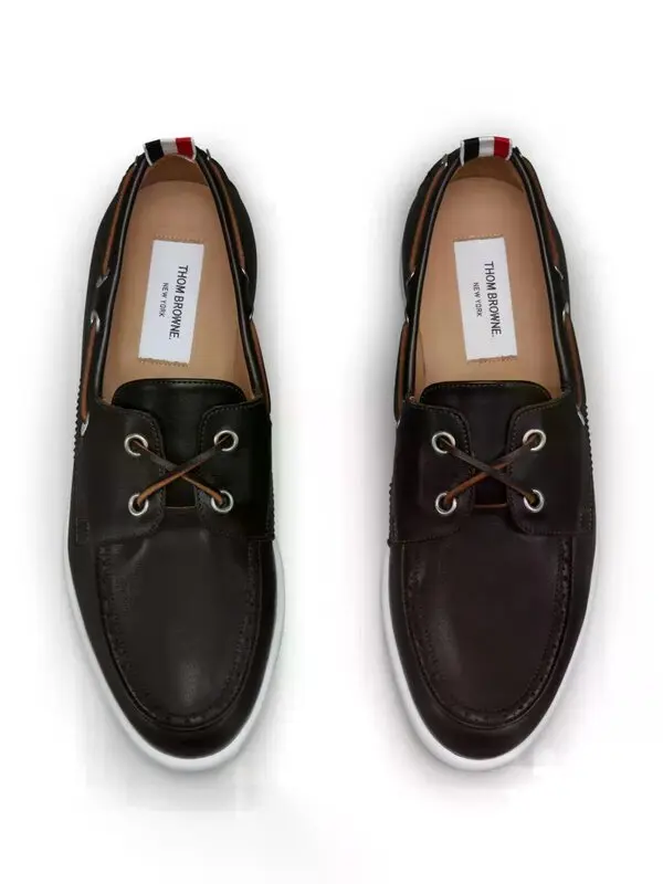 Thom Browne Brogue Boat Shoes