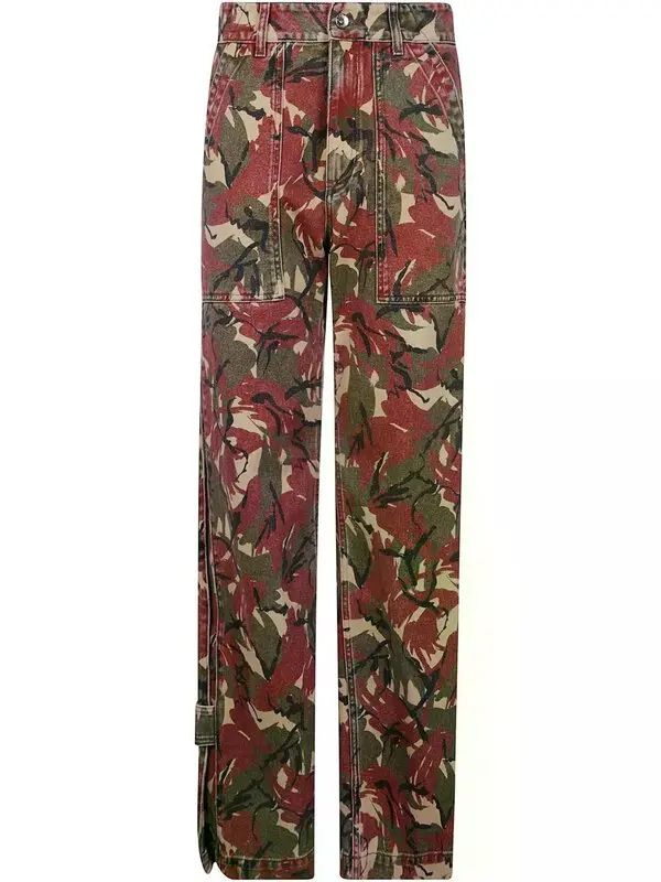 Rabanne Camouflage-print Jeans