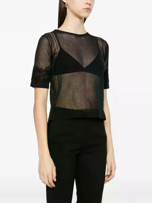 ERMANNO FIRENZE Sheer T-shirt