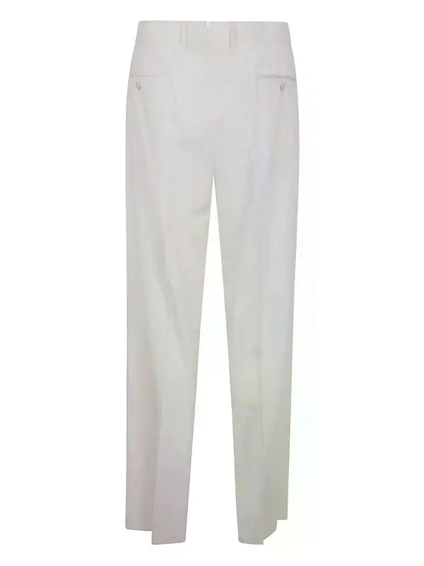 LARDINI Wool Straight-leg Trousers