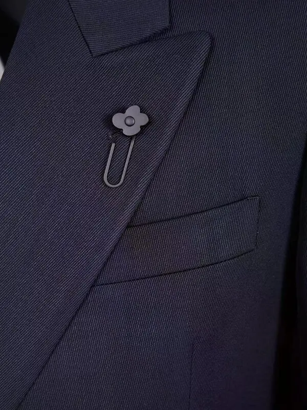 LARDINI Double-breasted Blazer - Blue