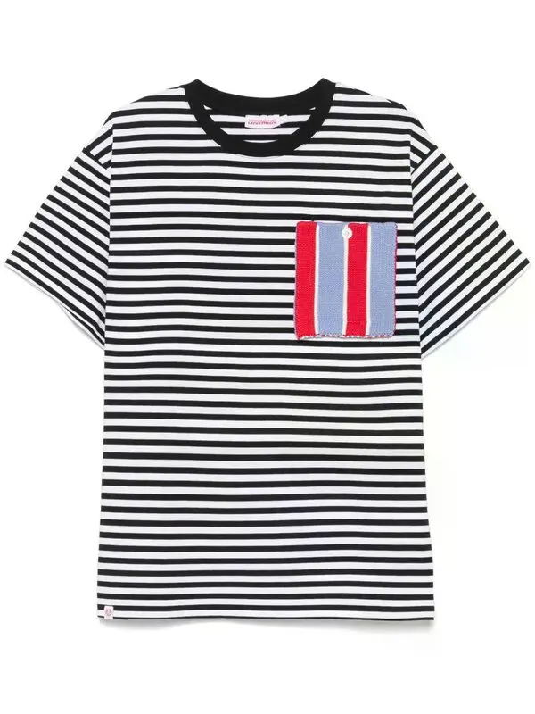 CHARLES JEFFREY Patch T-shirt - Black