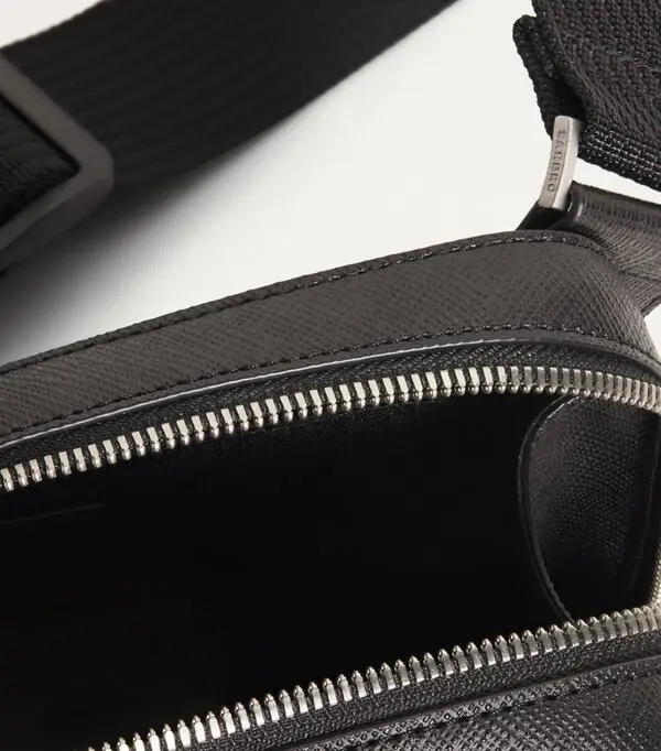 Sandro Recycled Leather Cross-body Bag - Black