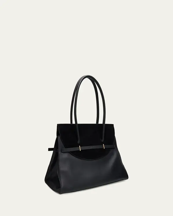 Simkhai River Suede Flap Leather Shoulder Bag
