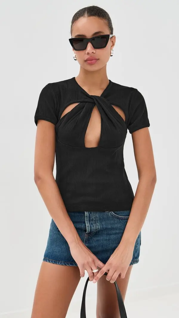 Coperni Cut-out Baby Tee