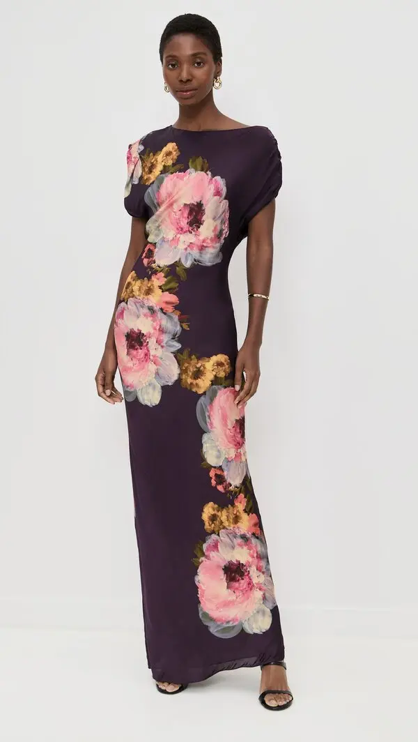 Amanda Uprichard X Elroy Maxi Dress - Seona Print | Editorialist