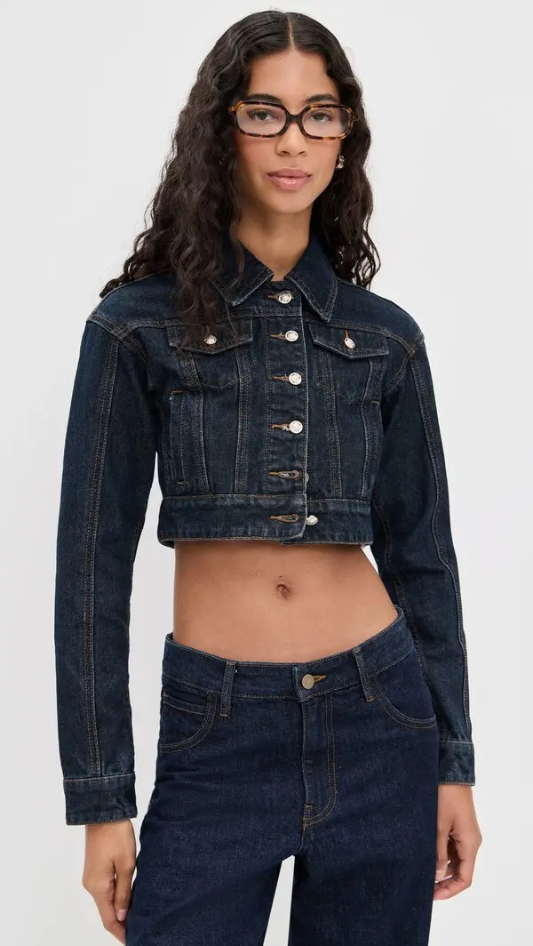 Lioness Daydream Crop Denim Jacket