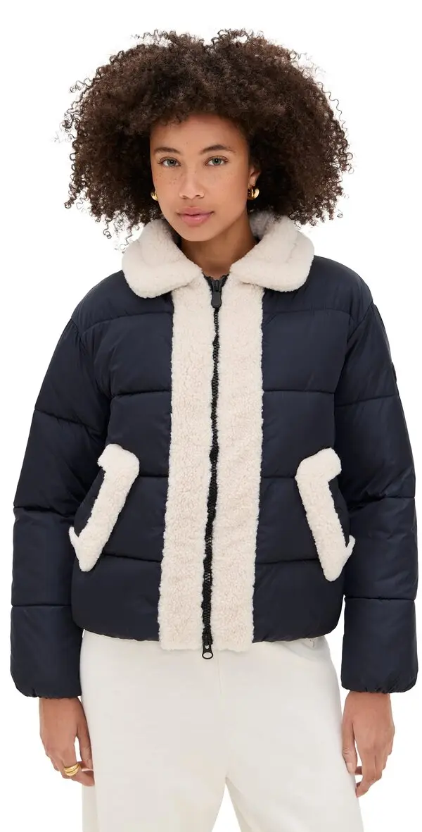 SAVE THE DUCK Quilted Honey Jacket - Black