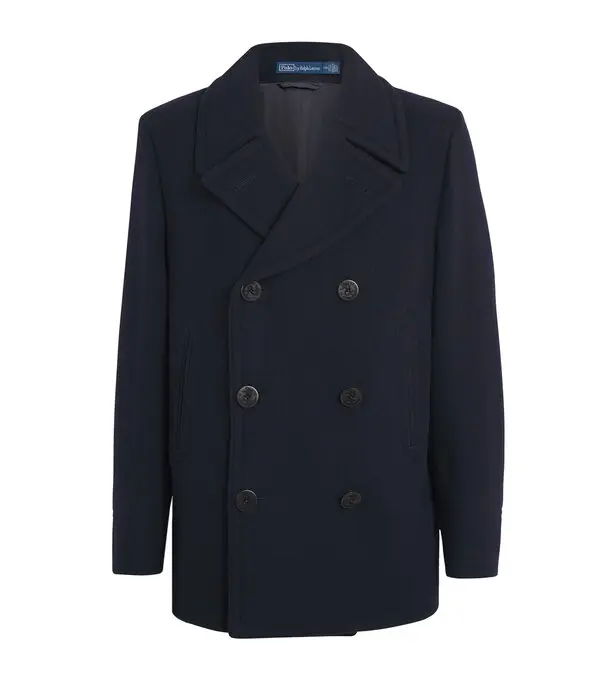 Polo Ralph Lauren Wool-blend Melton Peacoat