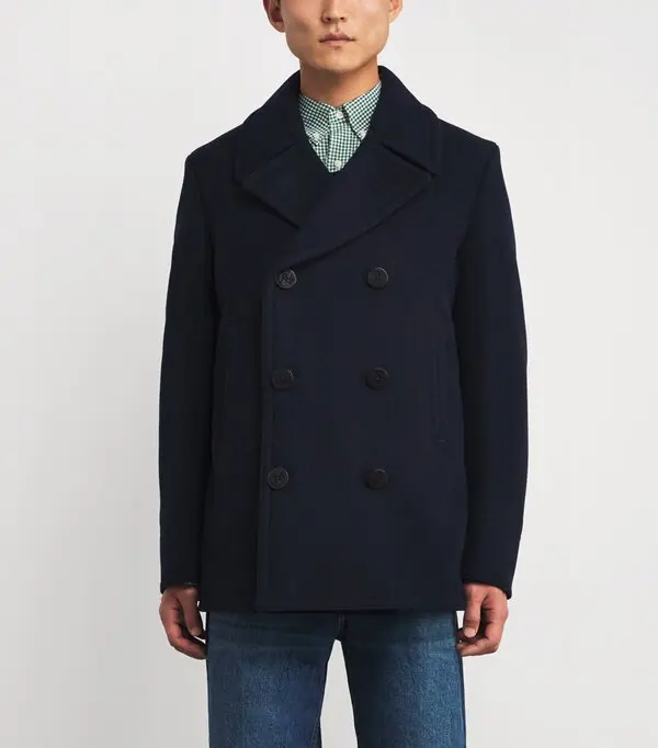 Polo Ralph Lauren Wool-blend Melton Peacoat