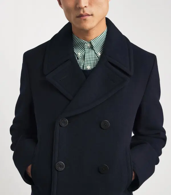 Polo Ralph Lauren Wool-blend Melton Peacoat