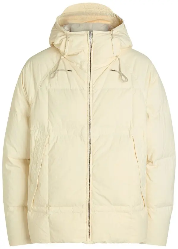 TEN C Padded Shell Jacket - Ecru